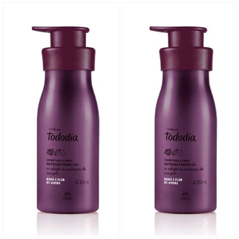 kit Creme Desodorante Nutritivo Para o Corpo Tododia Romã e Flor de