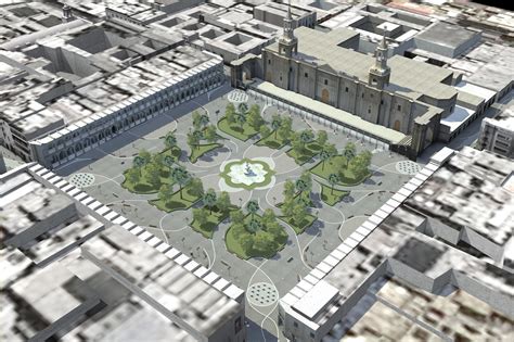 Diseño Plaza de Armas Arequipa ATELIER LIMA arquitectos