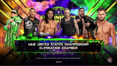WWE 2K23 Elimination Chamber Match Gameplay YouTube