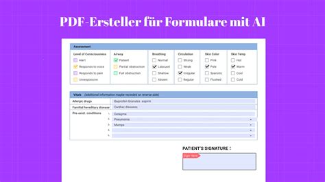 Ausfüllbare PDF Formulare Erstellen Ausfüllen und Unterschreiben