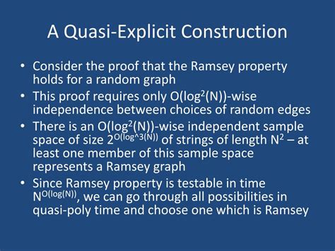 ppt complexity theory and explicit constructions of ramsey graphs powerpoint presentation id