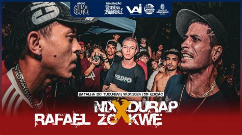 4ELEMENTOS Nix E Rafael ZO X Durap E Kwe PRIMEIRA FASE BATALHA