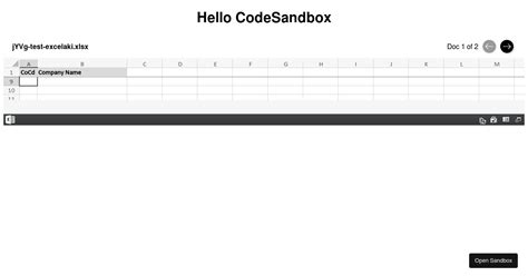 react nested json table examples codesandbox