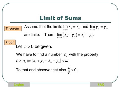 ppt limits of sequences of real numbers powerpoint presentation free download id 421358
