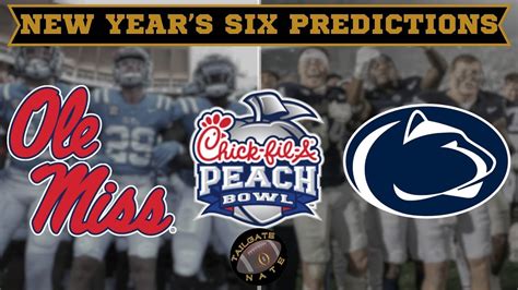 Ole Miss Vs Penn State Peach Bowl Game Prediction 2023 College