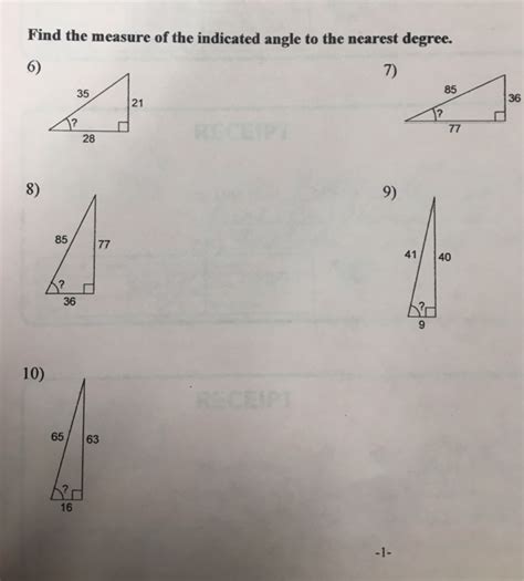 Solved Find The Measure Of The Indicated Angle To The Chegg