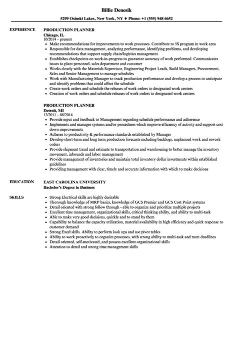 Job Offer Position Production Planner In A