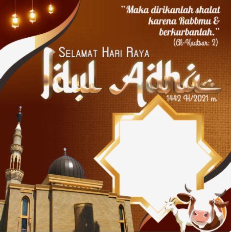 35 Twibbon Ucapan Idul Adha 2021 M 1442 H Bingkai Foto Lebaran Haji
