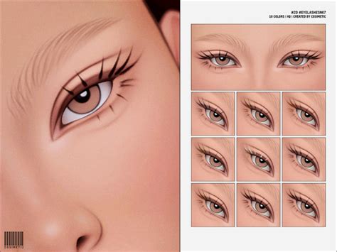 The Sims Resource Maxis Match D Eyelashes N