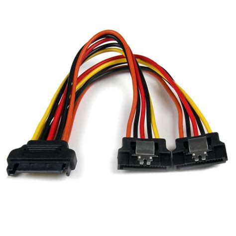 Amazon StarTech 6in Latching SATA Power Y Splitter Cable