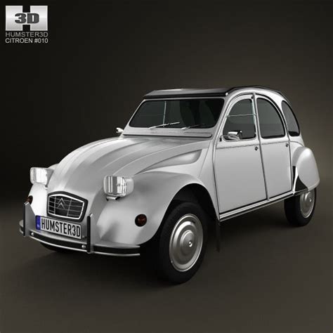 시트로엥 2CV HDRI 3D 모델 49 blend dae obj stl Free3D