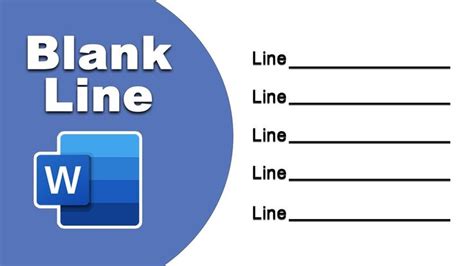 How To Add Blank Lines In Word