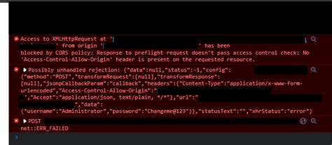 error access to xmlrequest at xyz from origin xyz has been blocked by cors policy