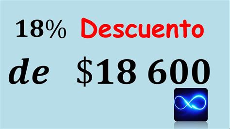 C Mo Calcular Un Descuento Muy F Cil Youtube