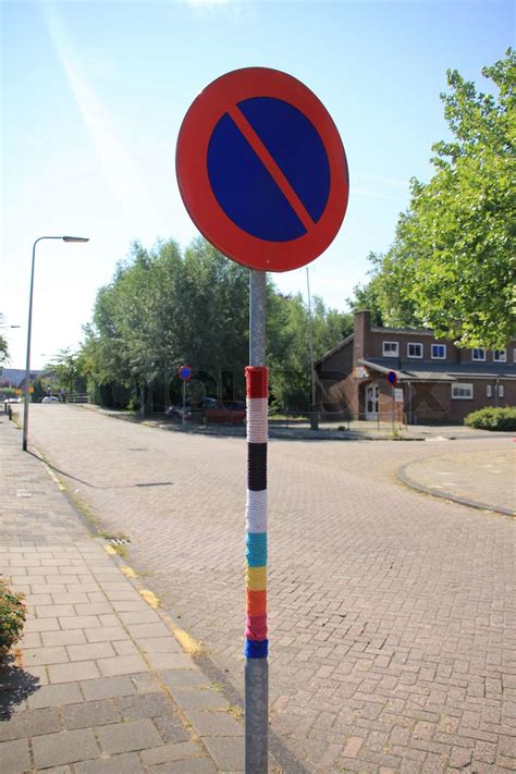 Farver Vejskilt Alle Stock Foto Colourbox