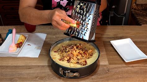 TARTA DE MANZANA Y NUECES FÀCIL TIERNA Y MUY JUGOSA