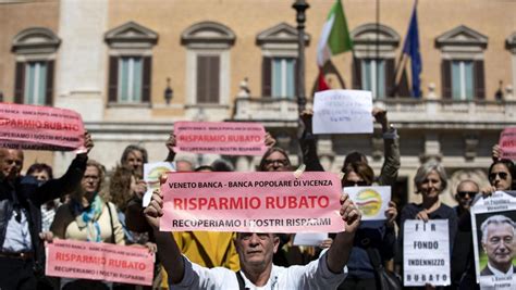 Banche E Risparmio Tradito I Risparmiatori All Incontro Con Il Governo