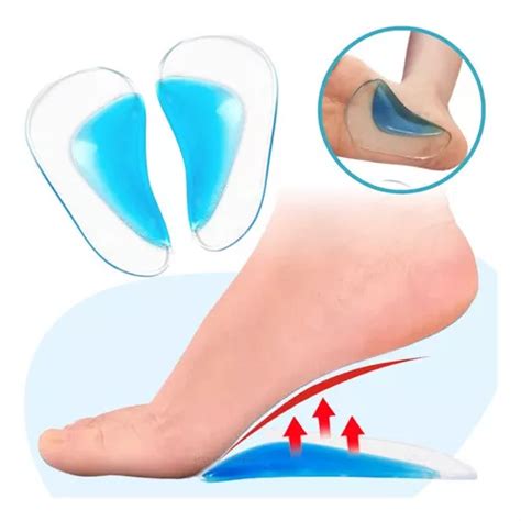 Plantillas Ortopédicas Pie Plano Gel Soporte Arco Silicona F Tamaño De