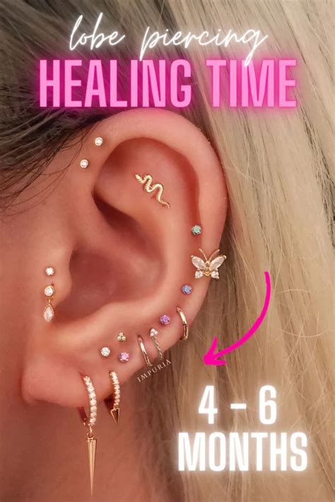 The Ultimate Guide To Ear Piercing Healing Times Ear Piercings Ear