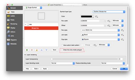 Qgis How To Set Draw Line Inside Polygon Using Python Geographic