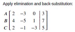 Python Triangular System Of A Matrix With Sympy And Scipy Numpy