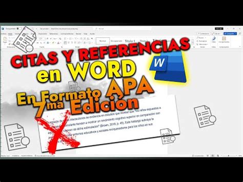 PARA TU TESIS O INVESTIGACIÓN COMO HACER CITAS Y REFERENCIAS en WORD