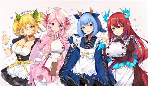Laundry Dragonmaid Parlor Dragonmaid Kitchen Dragonmaid And Nurse Dragonmaid Yu Gi Oh
