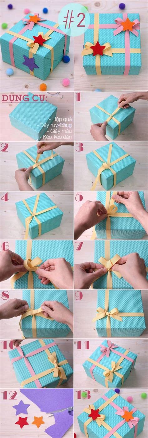 4 kiểu trang trí hộp quà sáng tạo dễ làm Hộp quà Gói quà sáng tạo Quạ