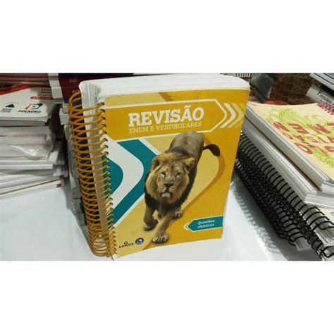 Livro Apostila Caderno de Revisão Enem e Vestibular Anglo