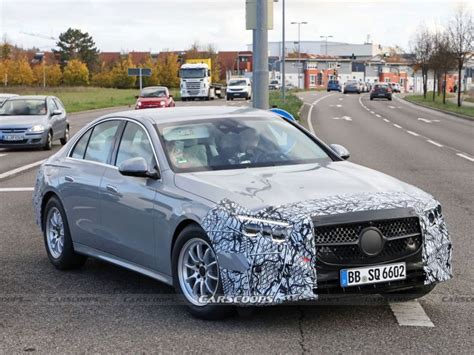 Next Gen Mercedes Benz E Class Dashboard Design Leaks Ahead Of Debut Zigwheels