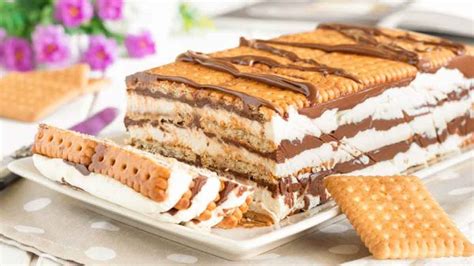 Gâteau de biscuits sans cuisson au Nutella et au mascarpone fabuleux