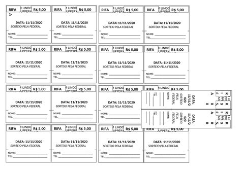 Boletos De Rifa De 100 Numeros Para Imprimir En Excel 45 OFF