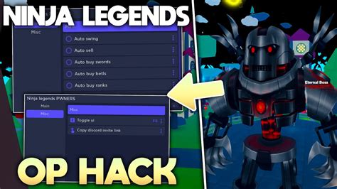 roblox ninja legends script hack gui auto farm auto boss unlock all and more pastebin