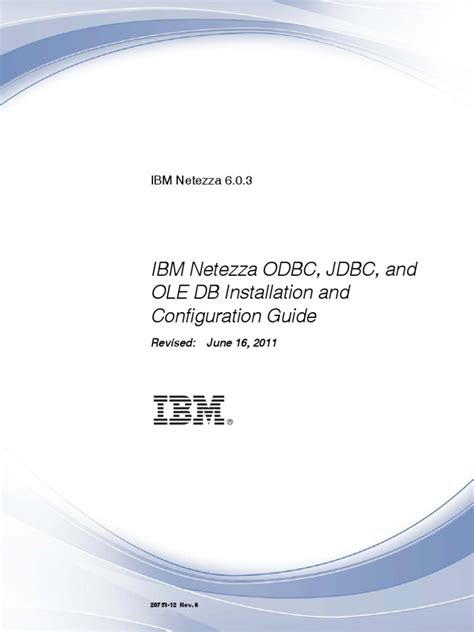 netezza odbc jdbc guide pdf databases java programming language