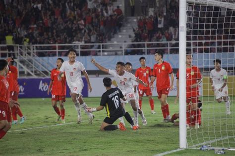 Hasil Indonesia Vs Laos 6 1 Garuda Asia Sempurna Di Puncak Grup A