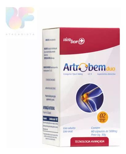 Col Geno Tipo Caps Viva Bem Tratamento Artrite E Artrose Mercadolivre
