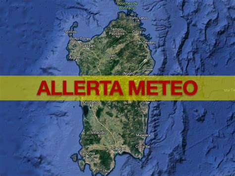 Allerta Meteo Sardegna Codice Giallo Prorogato Fino A Domani Mattina