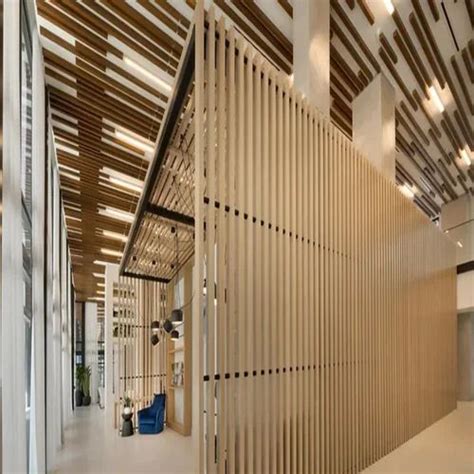 Wpc Timber Tube For Indoor Partitions Ceilings At Rs 1500 Piece In