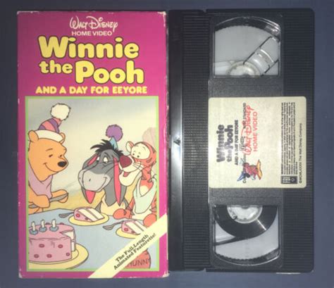 Winnie The Pooh And A Day For Eeyore VHS 1991 Walt Disney