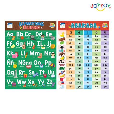 JOYTOY Alpabetong Filipino Abakada Fun Charts Lazada PH
