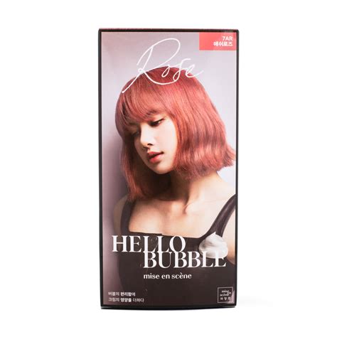 Get Mise En Scene Hello Bubble Foam Color Hair Dye 7AR Ash Rose