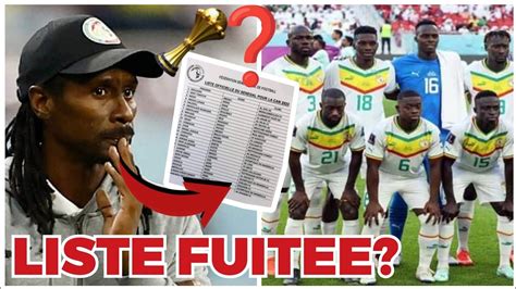 Urgent Voici La Liste Des Joueurs Convoqués Par Aliou Cissé Qui