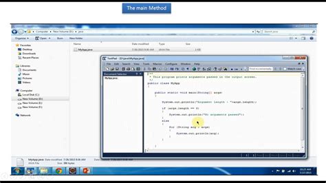 java ee java tutorial the main method