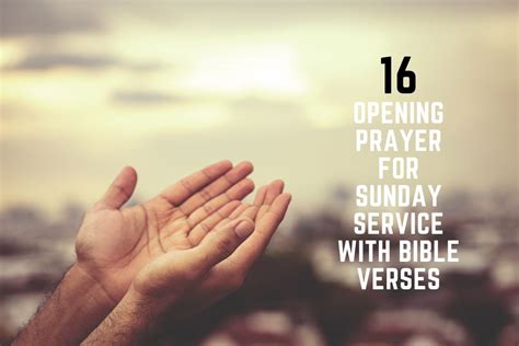 Bible Verses For An Inspiring Opening Prayer