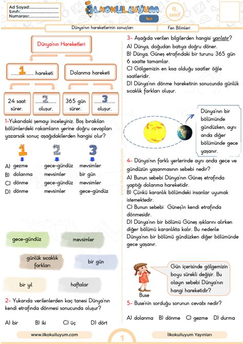 S N F Fen Bilimleri Yer Kabu U Ve D Nyam Z N Hareketleri Dosyalar