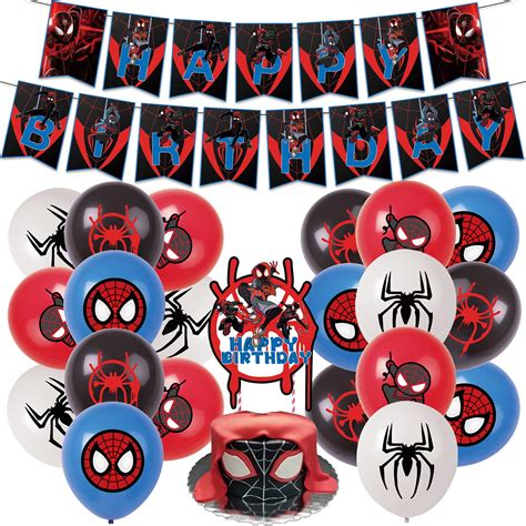 Buy Miles Morales Party Supplies Miles Morales Birthday Party