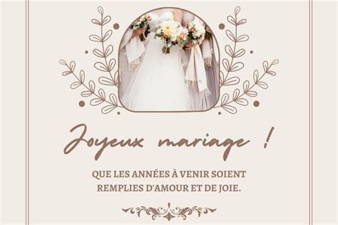 Mot félicitation mariage les plus beaux textes et des sublimes cartes