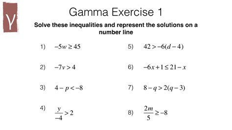 a22a solving linear inequalities in one variable