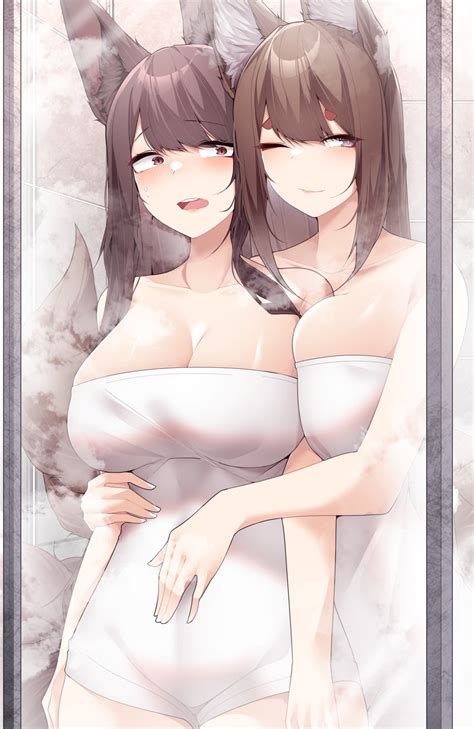 Akagi And Amagi Azur Lane Drawn By Samip Danbooru
