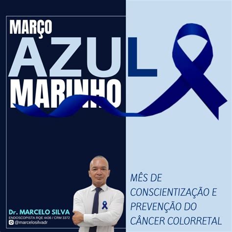 Março Azul Marinho Mês da Conscientização e Prevenção do Câncer